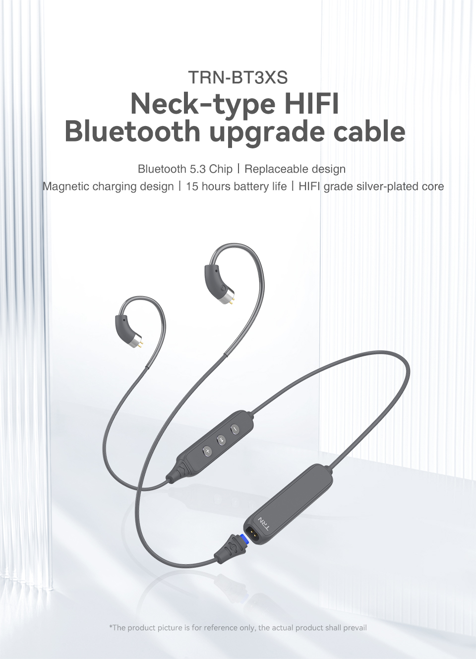 Trn Bt3xs 15h Ultra-Long Battery Life Neck-Hanging Bluetooth Module For ...