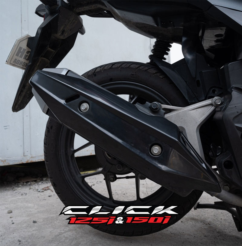 HOTSPEED Heat Guard Honda Click 125i 150i Muffler Cover For Honda Beat ...