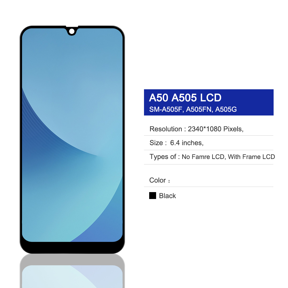 ORIGINAL AMOLED For Samsung Galaxy A50 A505FN A505F A505 LCD Display ...
