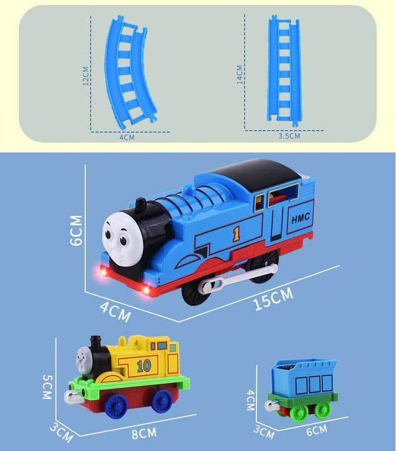 Set 54pcs Thomas the Train Toys Electric Alloy Magnetic Cars with ...