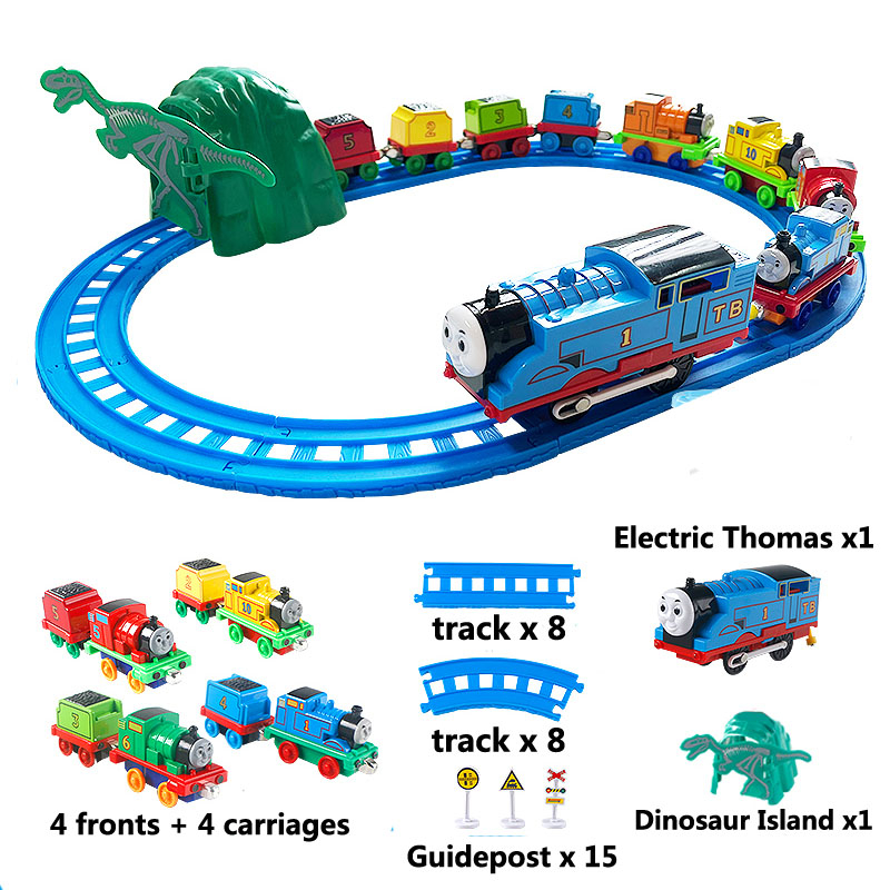 Set 54pcs Thomas the Train Toys Electric Alloy Magnetic Cars with ...