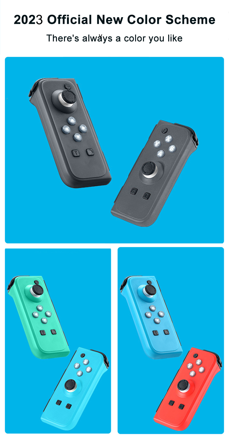 Wireless Joy Con Nintendo Switch controle with 6 Axis Gyroscope Joypad ...