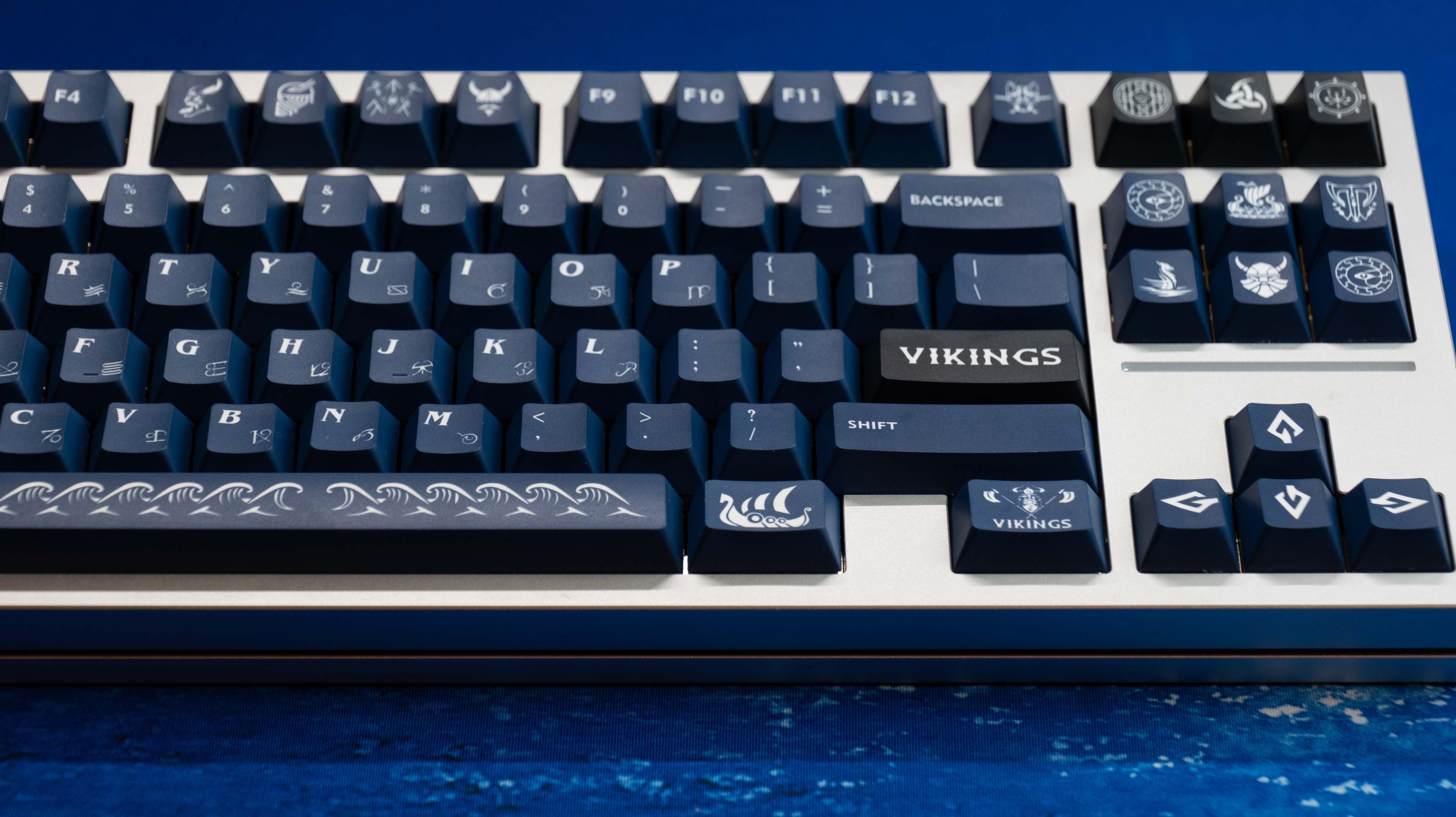 ALAMI Vikings Keycaps 172 Keys PBT Dye-Sublimation Keycaps Cherry ...