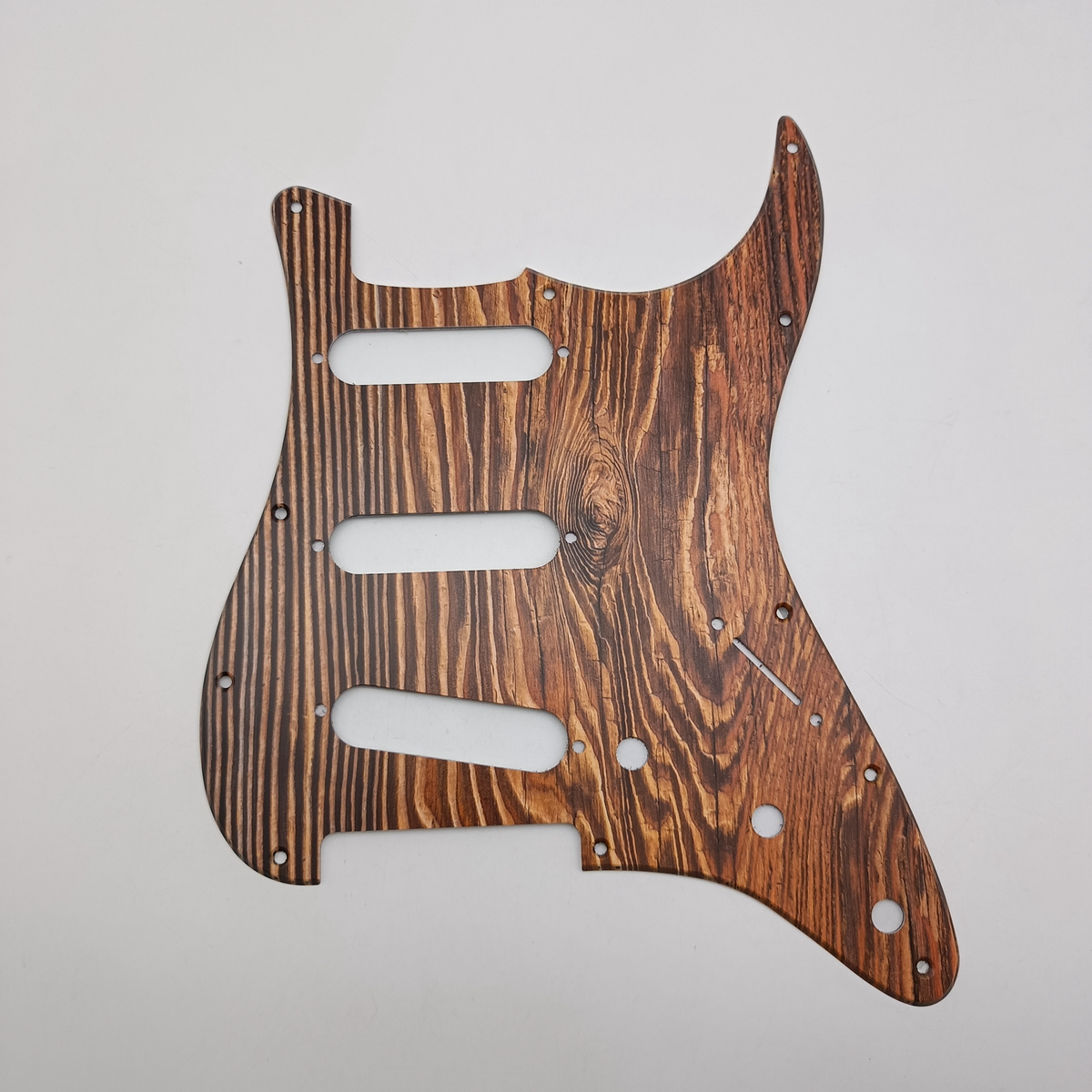 3Ply Wood Color Fender Strat Pickguard for 3 Single Coil Pickups-11 ...