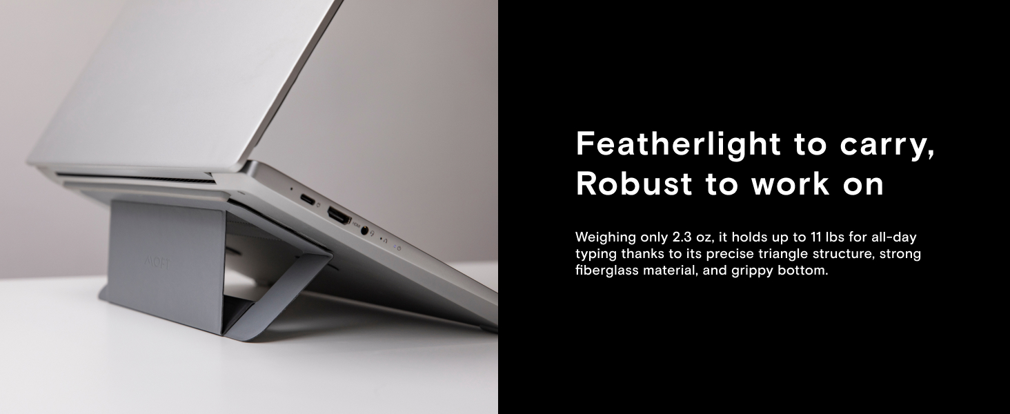 MOFT Invisible Airflow Laptop Stand with Open Design for Heat ...