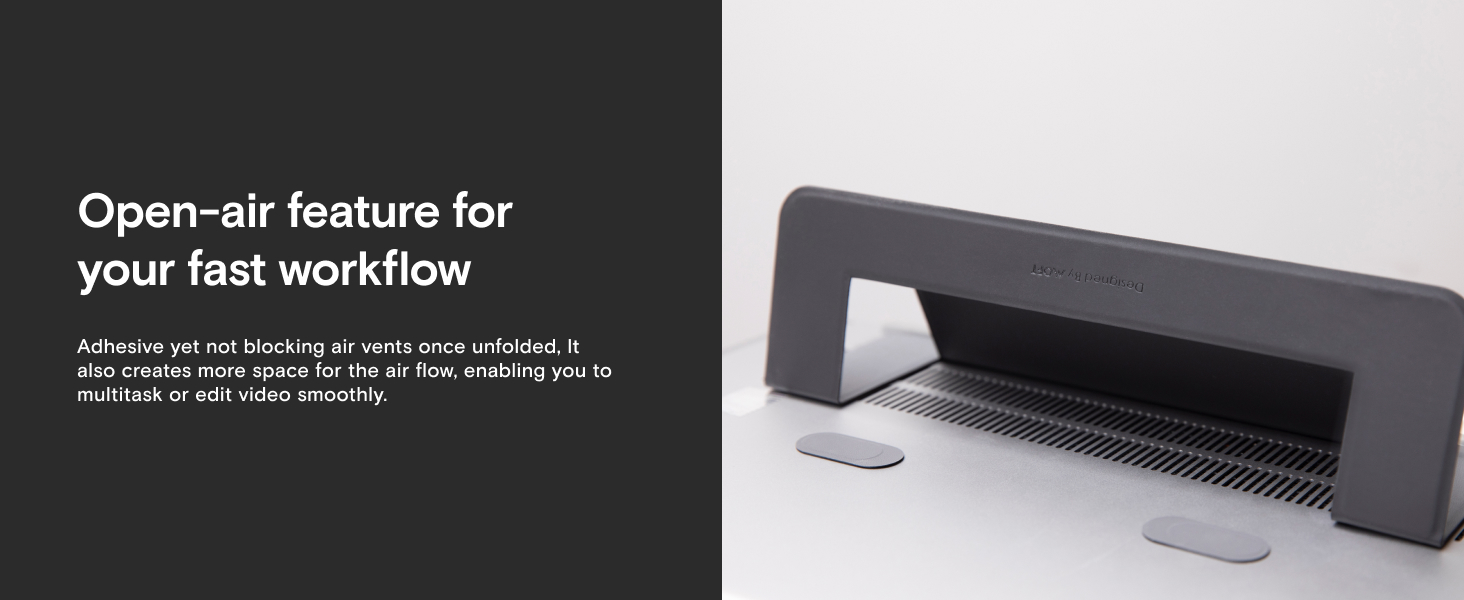 MOFT Invisible Airflow Laptop Stand with Open Design for Heat ...