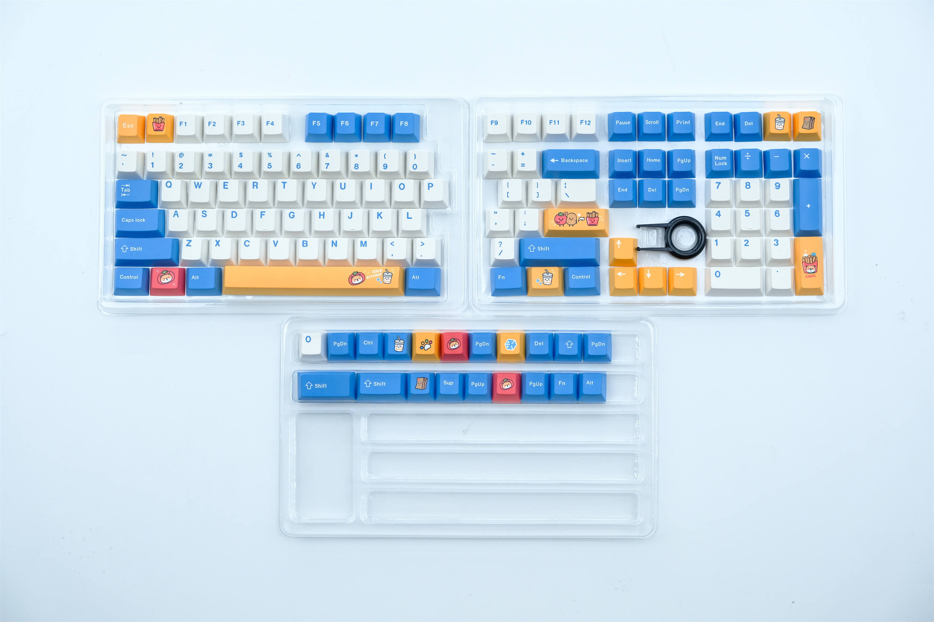 GMK Chip Dog Keycaps, 129 Keys PBT Keycaps Cherry Profile DYE-SUB ...