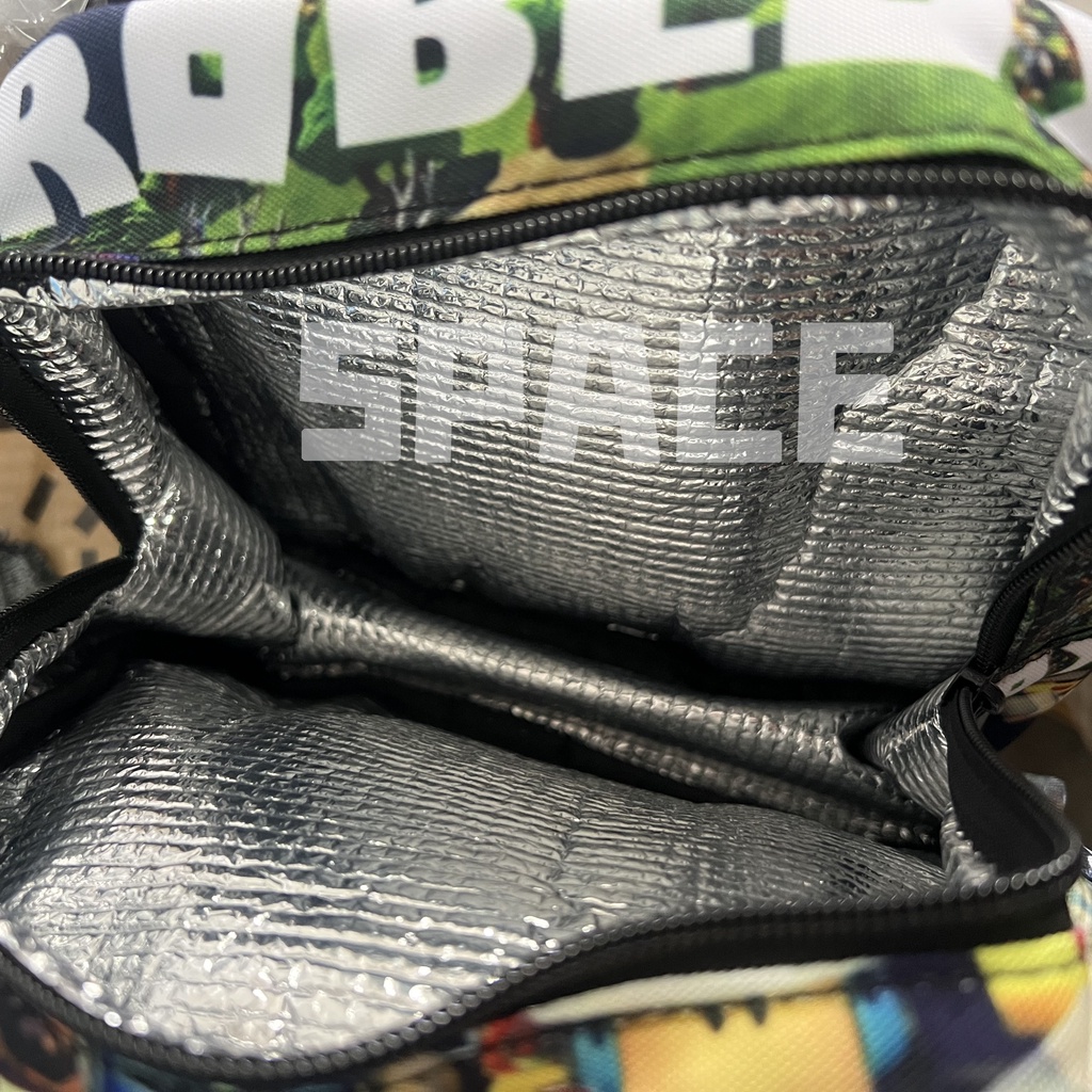Robux Roblox Lunch Bag For Kids Thermal Lunch Box Bag Insulated Lunch ...