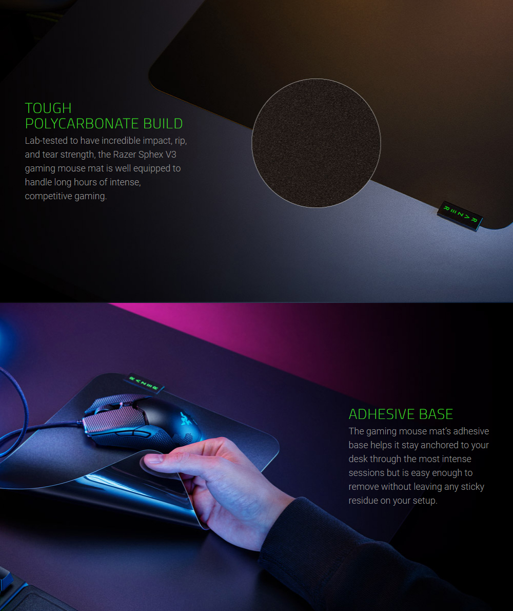Razer Sphex V3 Ultra-Thin Gaming Mouse Mat | Shopee Philippines