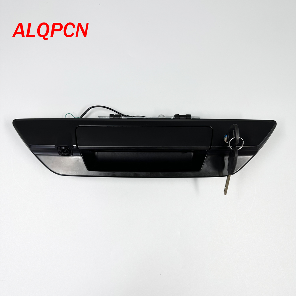 For Black Painted Tailgate Open Handle Lift Gate Handle With lock ...