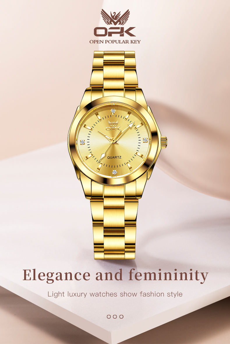 OPK Watch For Women Water Proof Original Stainless Steel With Box ...