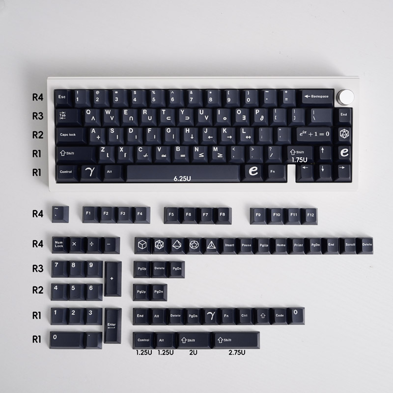 GMK Euler 129 Keys Dark Blue Keycaps PBT Keycap Dye Sublimation Cherry ... GMK Euler 129 Keys Dark Blue Keycaps PBT Keycap Dye Sublimation Cherry ...