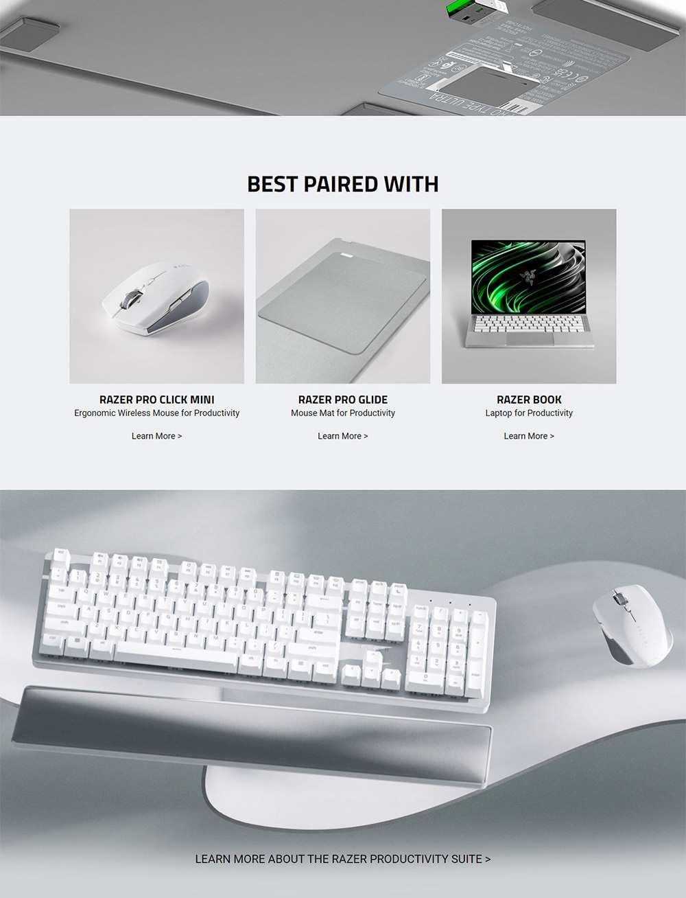 Razer Pro Type Ultra - Wireless Mechanical Keyboard for Productivity ...