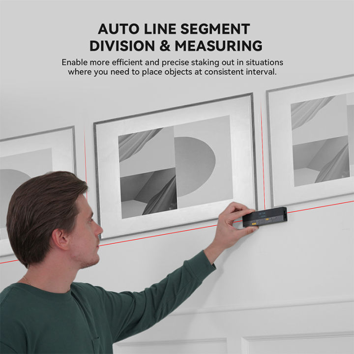 Mileseey Bilateral Laser Measurement Tool DP20 Pro 120m Two-way Laser ...