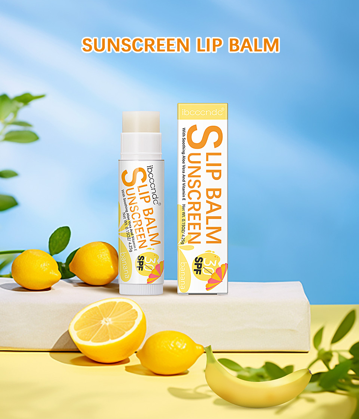 IBCCCNDC Sunscreen Lip Balm Spf 30 Uva Protection Lips Moisturizer ...