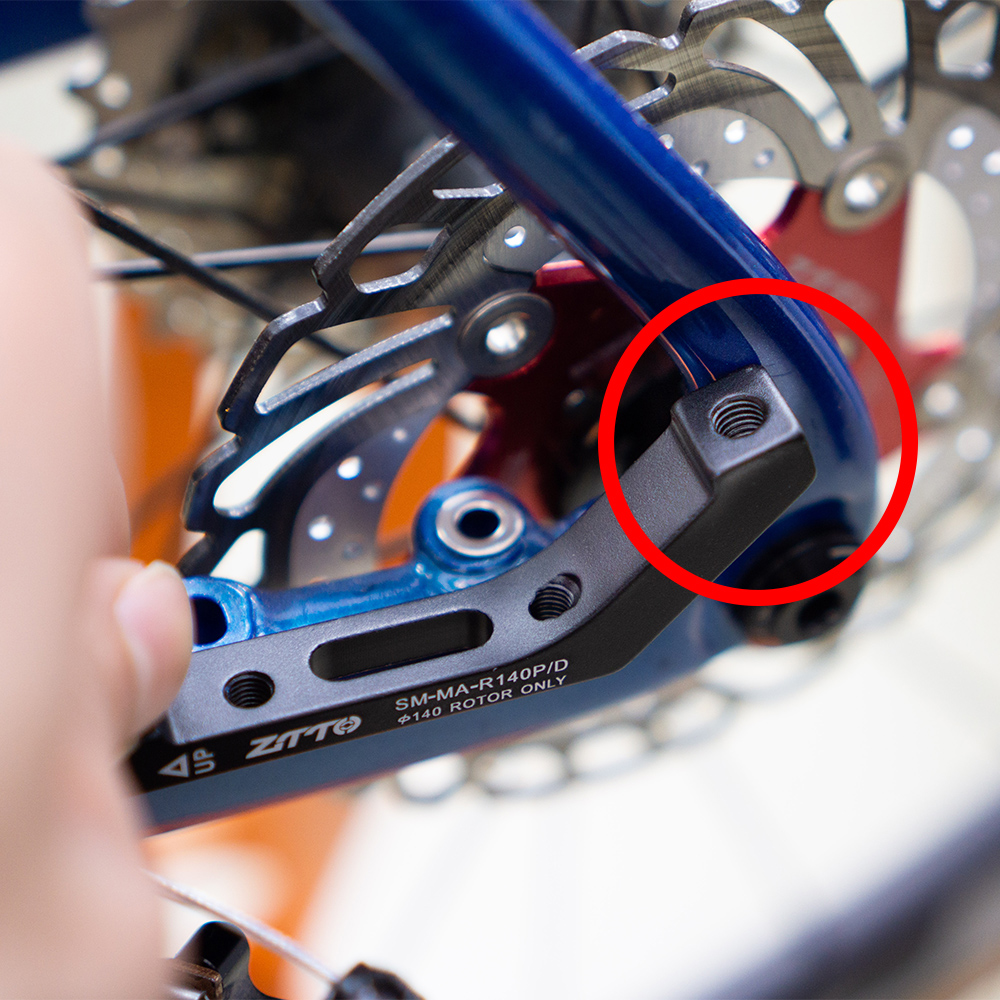 ZTTO Disc Brake Adaptor Gravel Bike Flat Mount to Post Mount PM Adapter ...