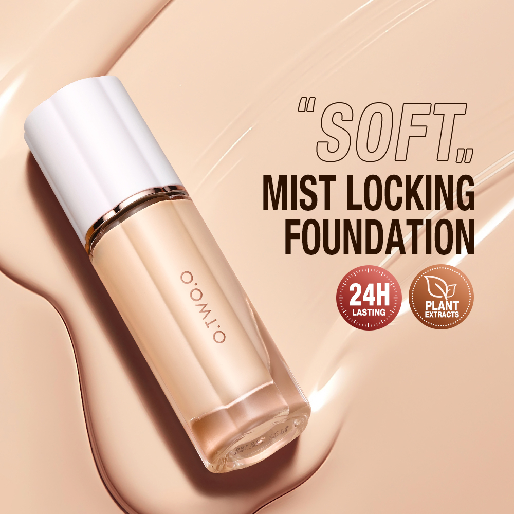 O.Two.O Foundation Face Makeup Long Lasting 24h 3 Colors Natural ...