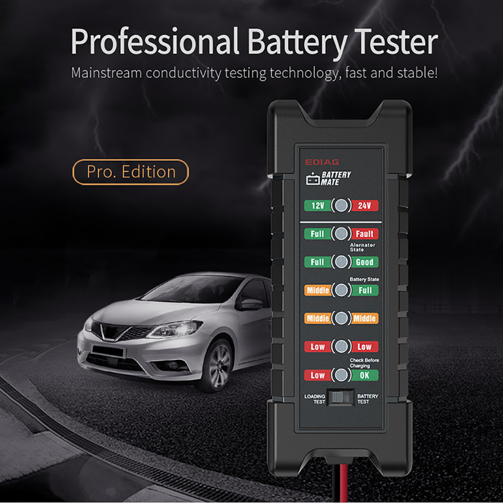 ANCEL BM310 & BM410 12V 24V Car Battery Tester Digital Battery Health ...