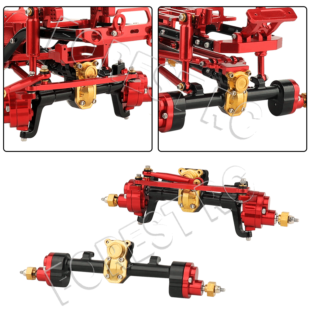 Metal Front and Rear Portal Axle Housing with Brass Diff Cover with ...