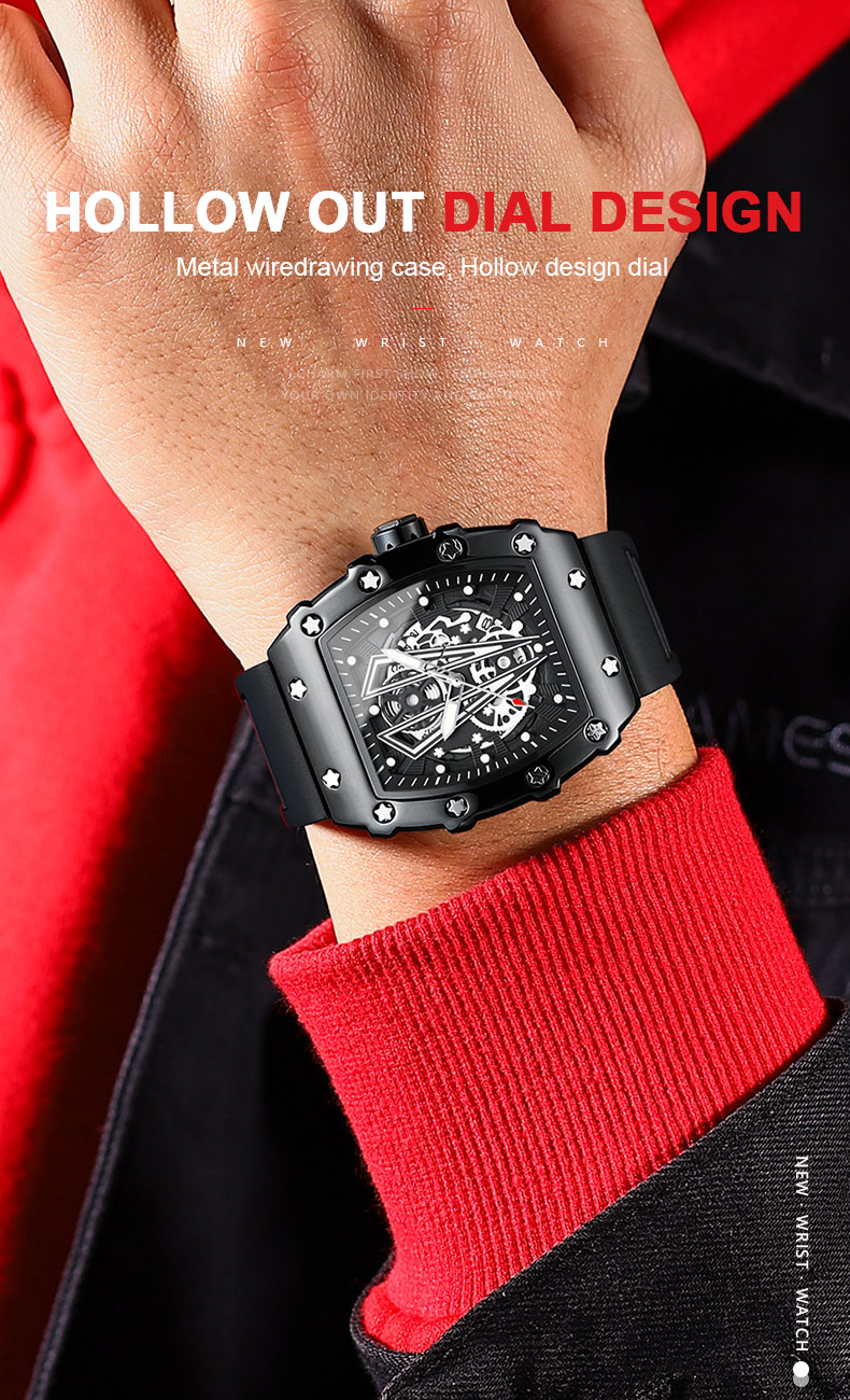 POEDAGAR Digital Watch For Men Waterproof Original Relo Fashion With ...