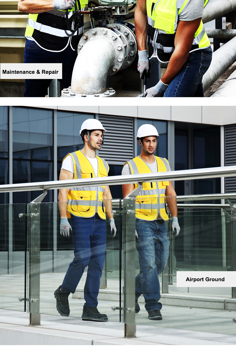 Safety Vest With Logo Customized Reflective Vest With Logo Printing Hi ...