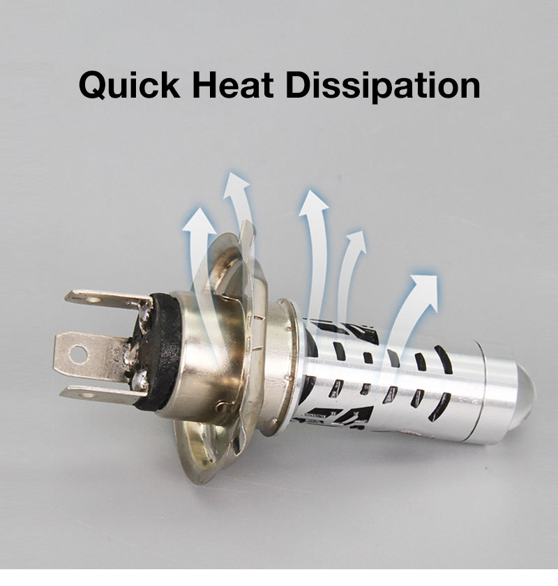 HOTSPEED Motorcycle LED Light T19 P15D H4 Killer Bulb With Blue Park Light Headlight for Motor ...