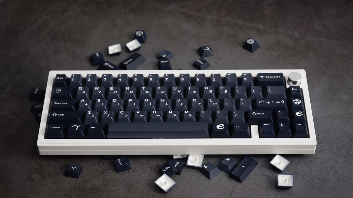 -LW- GMK Euler PBT Keycaps CHERRY Profile Mechanical Keyboard Currency ...