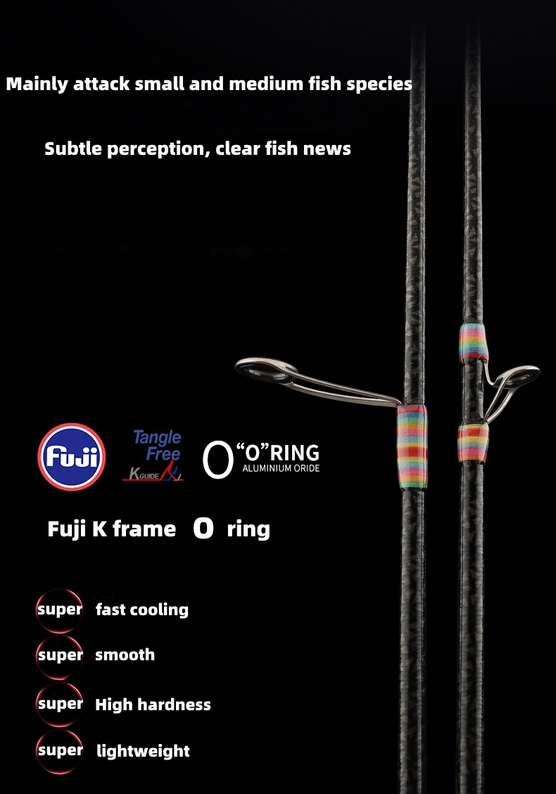 Mavllos ORCA Ultralight Carp Fishing Rod, UL Solid Tip with Fuji Ring ...