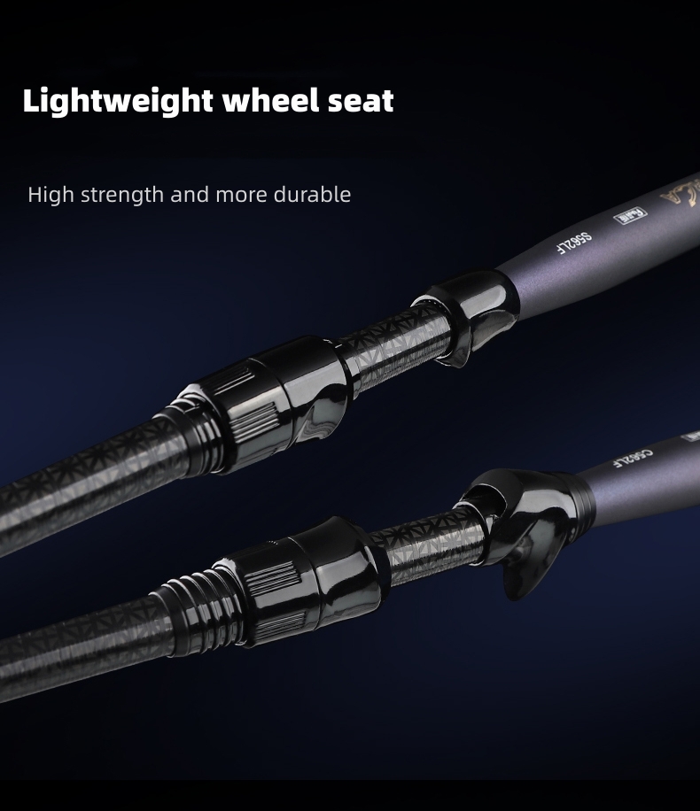 Mavllos ORCA Ultralight Carp Fishing Rod, UL Solid Tip with Fuji Ring, 52g Rod Weight 4-Axis ...