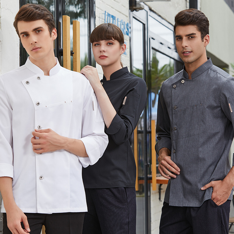 Upscale breathable hotel restaurant chef uniform Baked pastry chef work ...