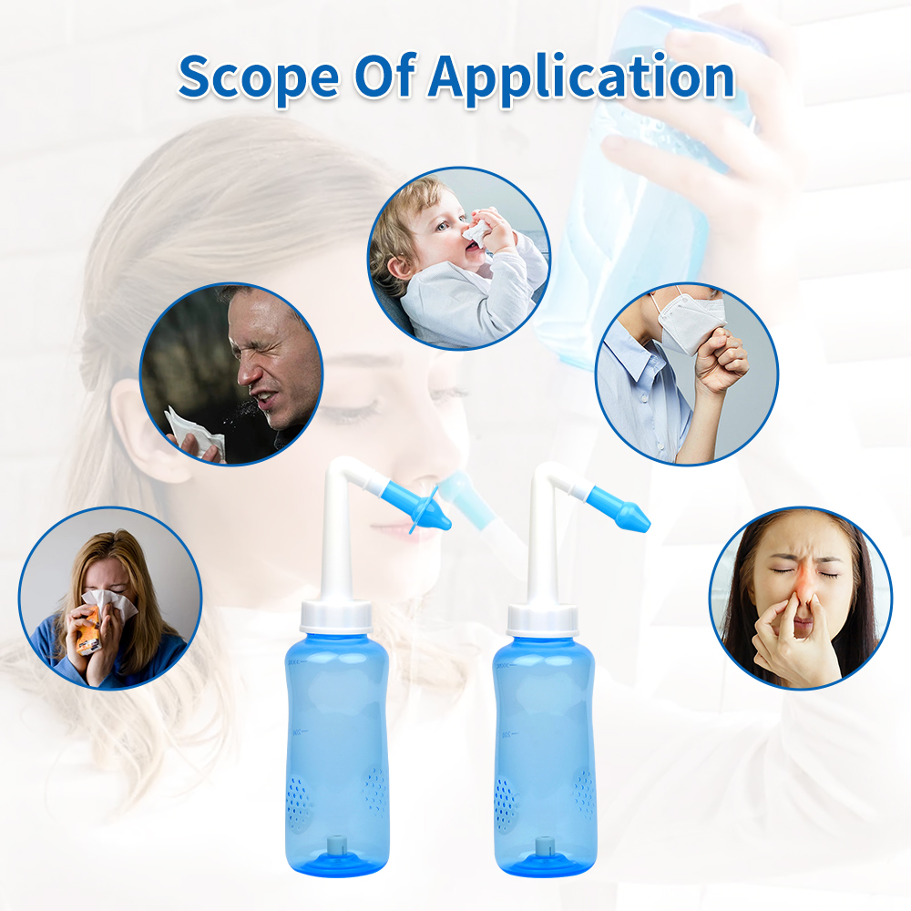 Original Nasal Washer 300ml Nose Cleaner Sinus Allergies Relief Cleans ...