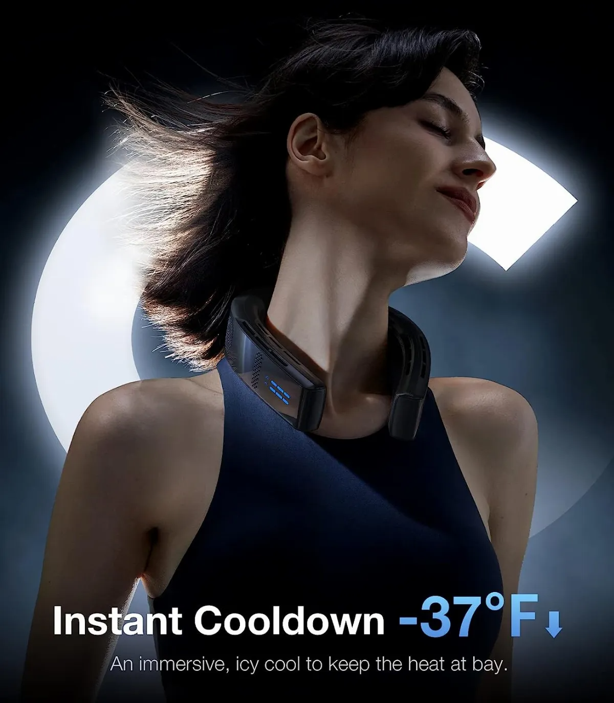 [in stock]Torras coolify 3 neck hanging air conditioning cooling neck hanging fan portable ...