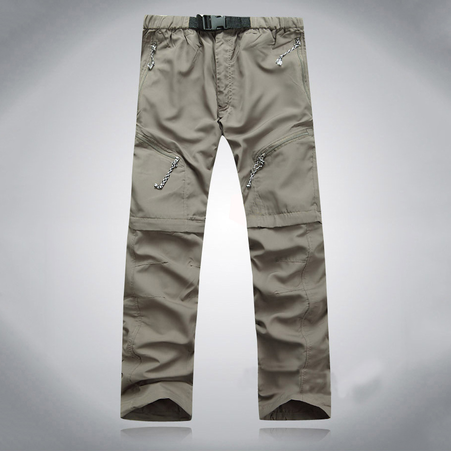 Men Pant Quick-drying Removable Pants Women Detachable Sport Outdoor ...