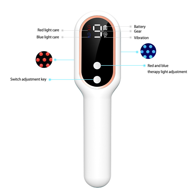 Electric Scalp Applicator Liquid Comb For Hair Growth Red Blue Light ...