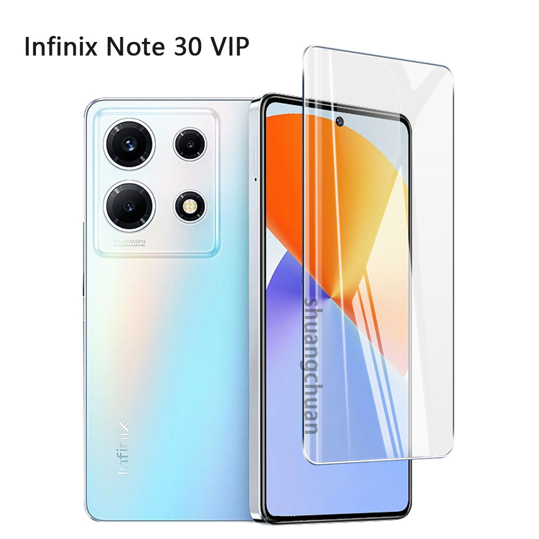 4in1 Infinix Note 30 VIP case tempered glass film +Camera lens film ...