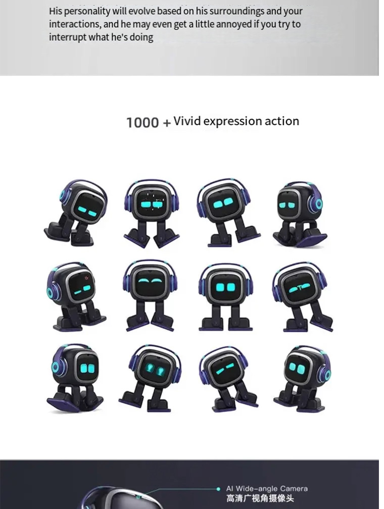 Emo PET ROBOT emopet Smart Emotional Voice Interaction Accompanying ai ...