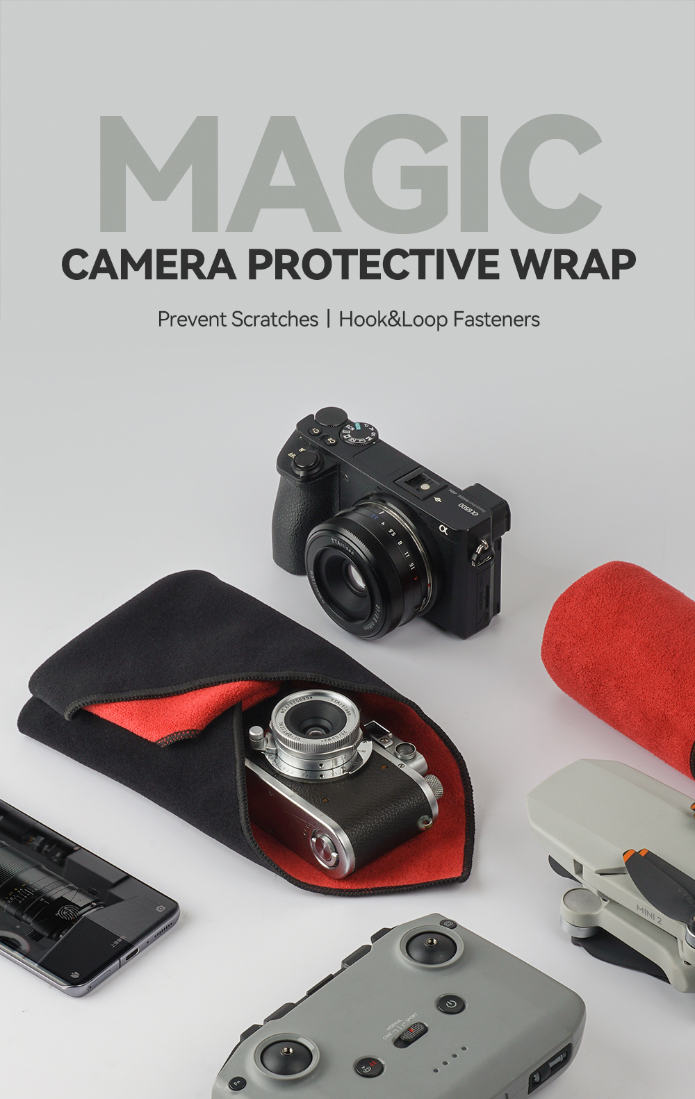 TTArtisan Folding Cloth Photography Camera Protective Pouch Lens ...