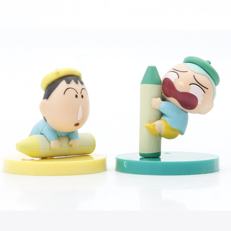 6Pcs/Set Anime Crayon Shin-chan Nohara Shinnosuke Sakurada Nene Sato ...
