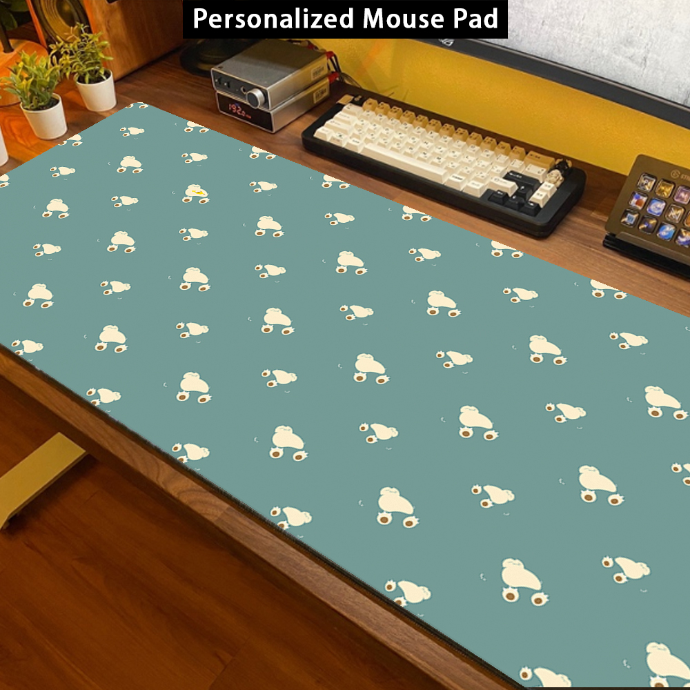 Mouse pad Pokemon Snorlax Extended mousepad Waterproof Non-Slip design ...