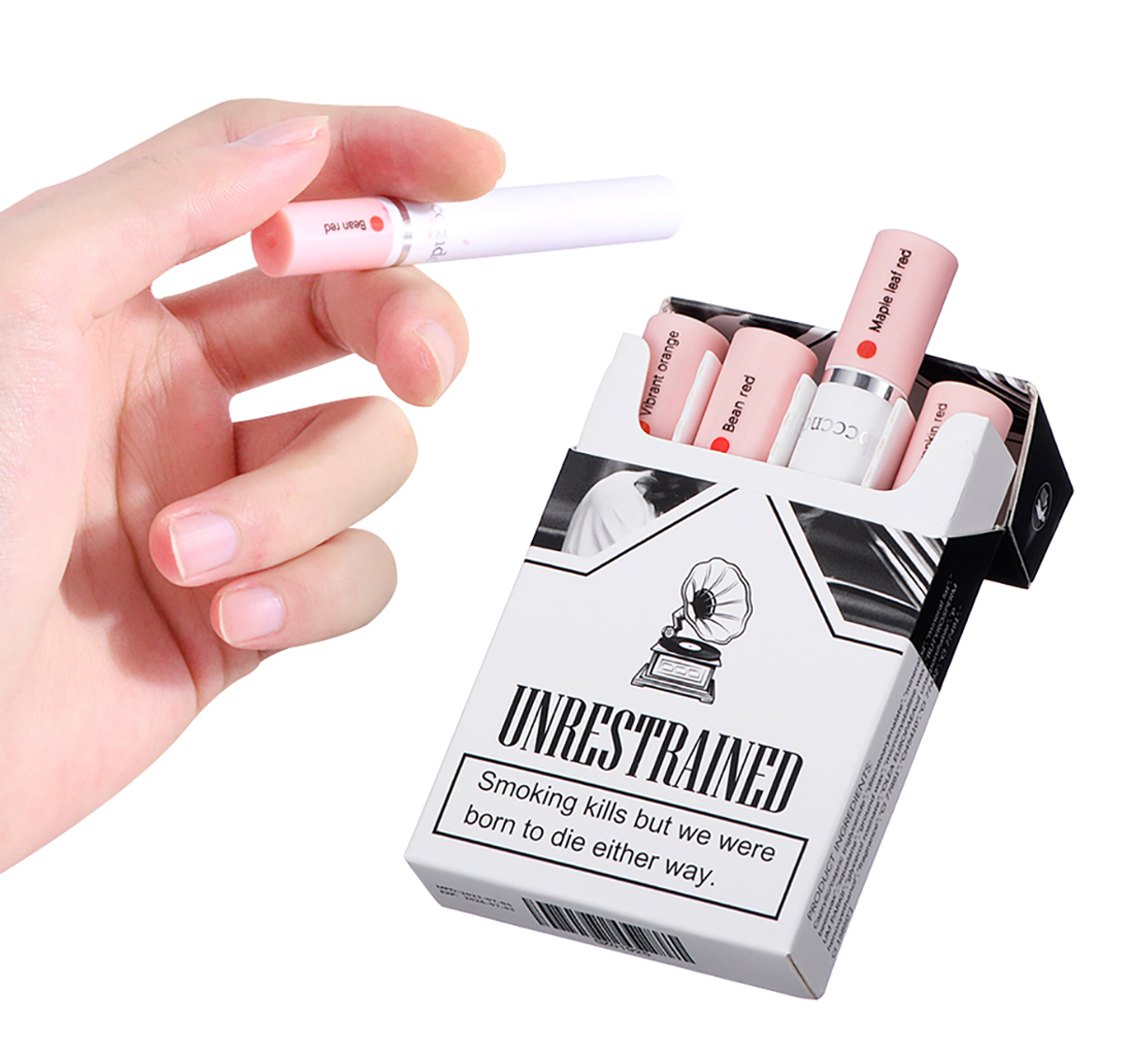 Cigarette Lipstick Set 4 Colors Matte Long Lasting Waterproof Matt ...