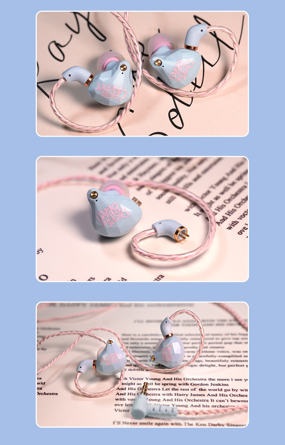 Whizzer OperaFactory OS1 Beat In-ear Monitor 10MM Graphene Diaphragm ...