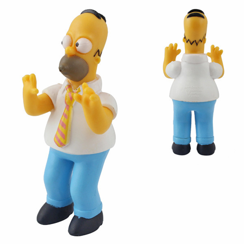 14Pcs/Set 6-12cm The Simpsons Figure Homer J Simpson Marge Simpson Bart ...