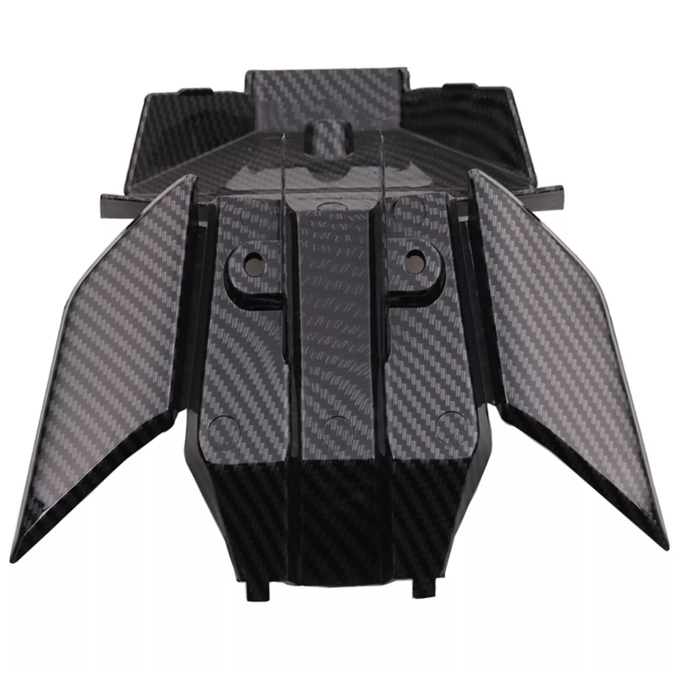 Motorcycle Honda Click Rear Fender Cover 3-in-1 Set Trim Carbon Fiber ...