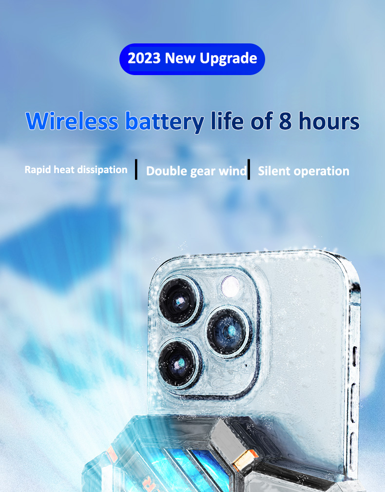 BlueWow New Style DY09 Universal Mini Mobile Phone Cooling Fan Radiator ...