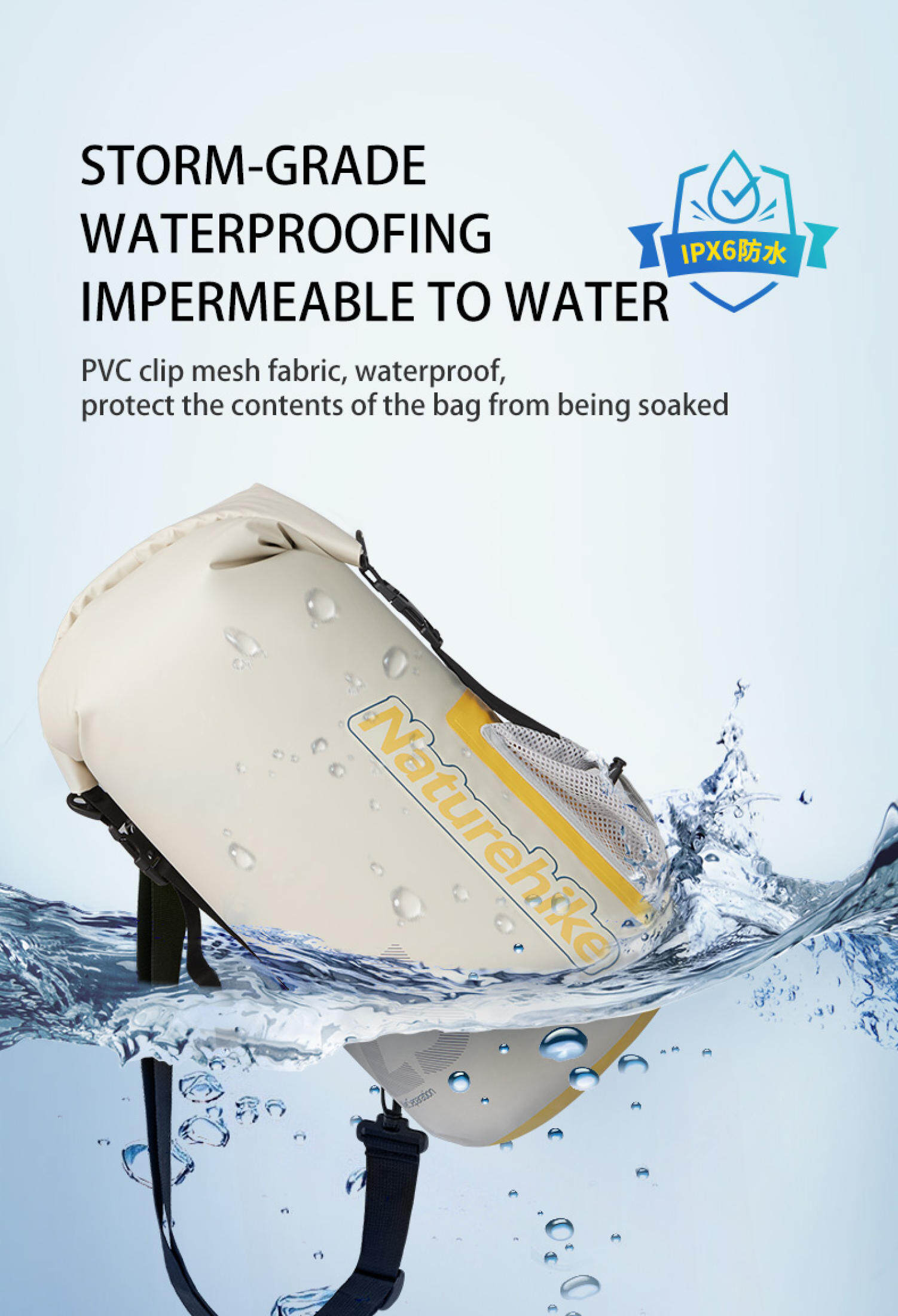 Naturehike Drifting Waterproof Bag Waterproof Bag Dry And Wet Separation Backpack Outdoor ...