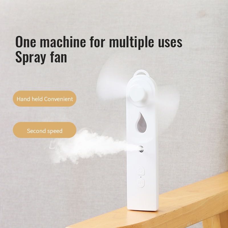 Nano mist sprayer USB air humidifier 水雾扇 rechargeable Portable Handheld ...