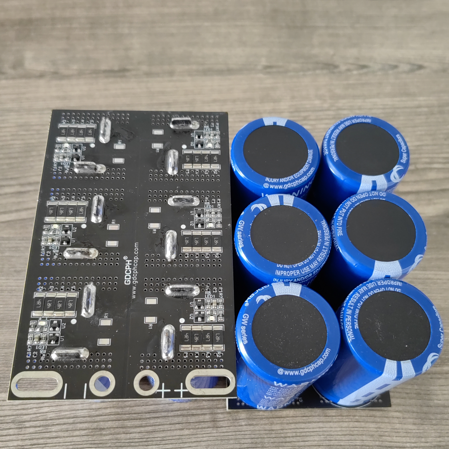 Super Capacitor Module 83F 16V (500F 2.7V)x6PCS Series Connection) Car ...