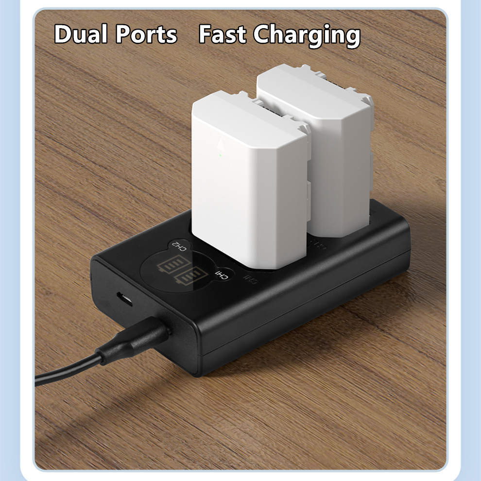 Selens Sony NP-FZ100 Dual Charger Camera Battery Charging Box for Sony ...
