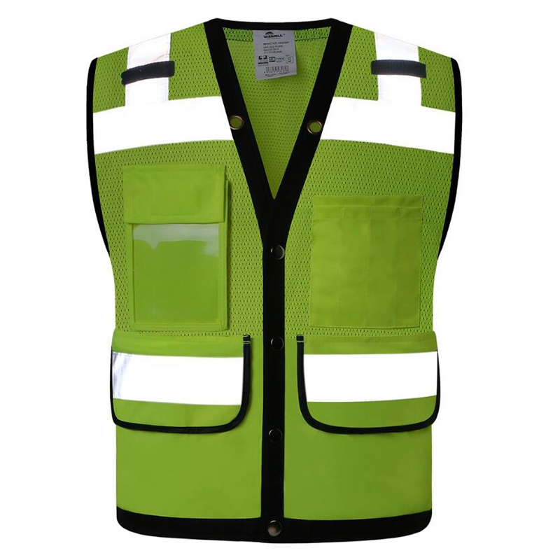 Hi Vis Safety Vest Orange Reflective Work Vest for Warehouse ...