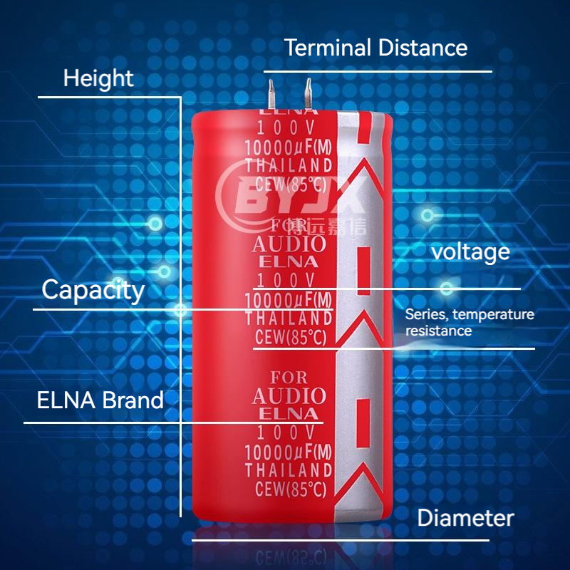 Large Capacitor Electrolytic Capacitor 1,0000uf 63v 80v 22000uf 63v 80v Horn Type Lead Capacitor ...